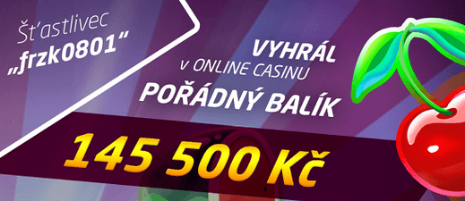 SYNOT TIP casino: Za bonusové free spiny vytočil 145.500 Kč ...